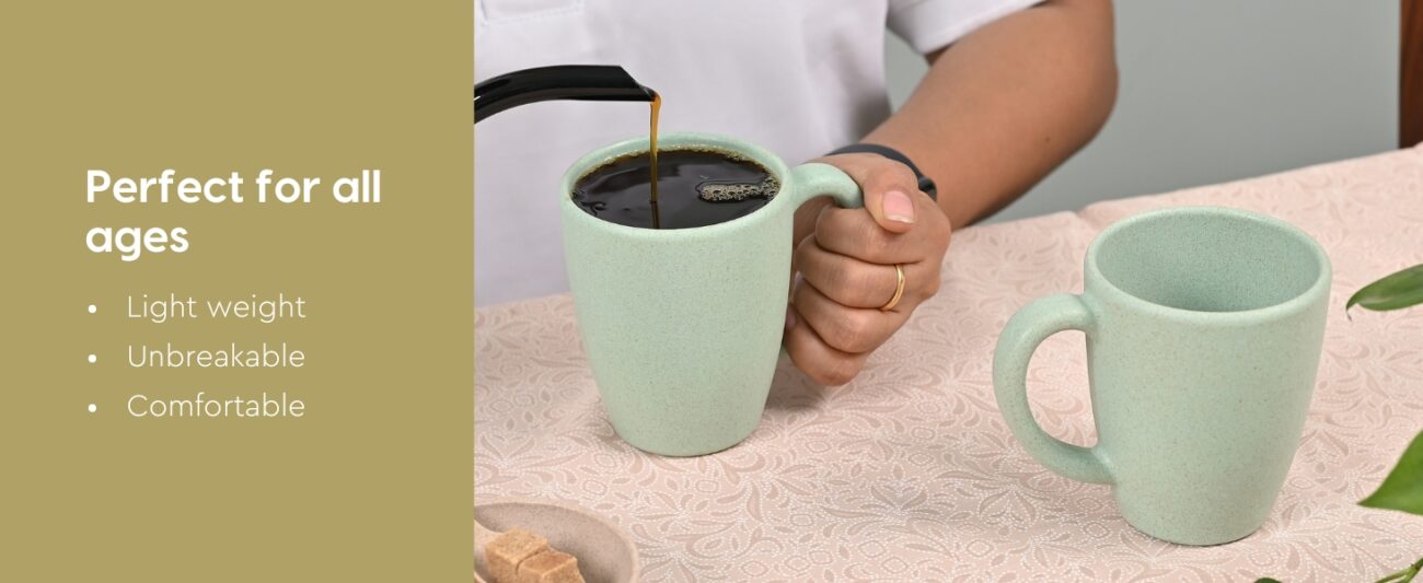 Classic Coffee Mug Made from Bamboo Fibers