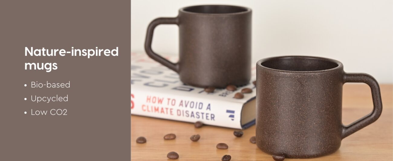 Comfy 200 ml cup made from rice husk